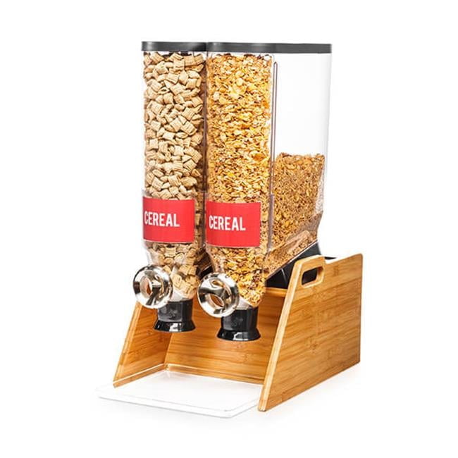 Rosseto DS103 Pro Bulk Tabletop Dispenser System Double with Bamboo ...