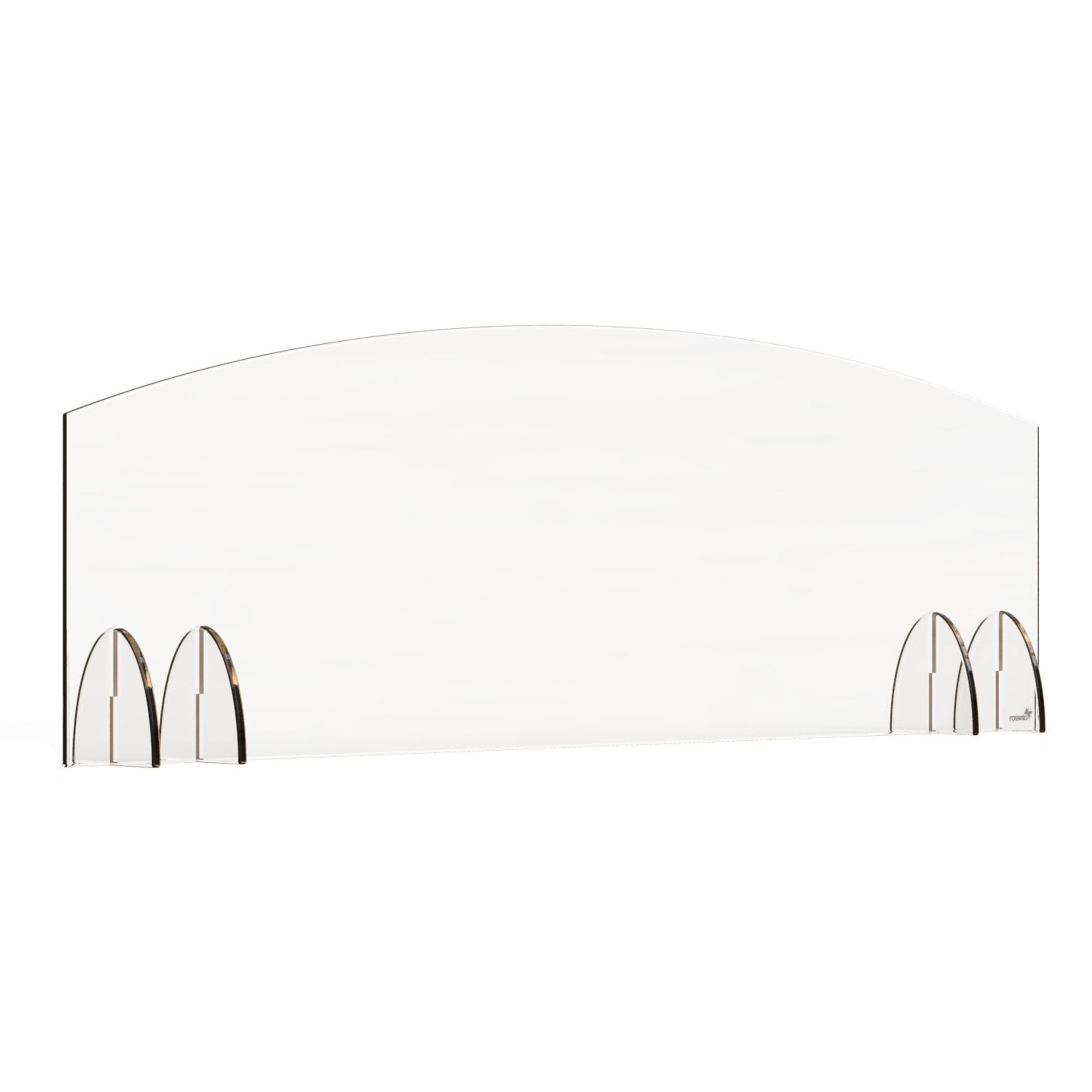 Rosseto Serving Solutions Avant Guarde Acrylic Sneeze Guard, 48" x 15-1 ...