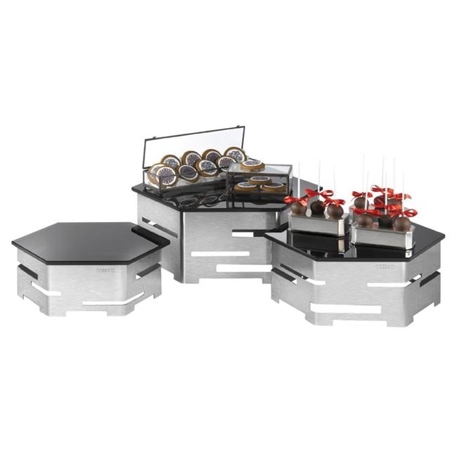 Rosseto Serving Solutions SK012 Stainless Steel and Black Glass 6-Piece ...