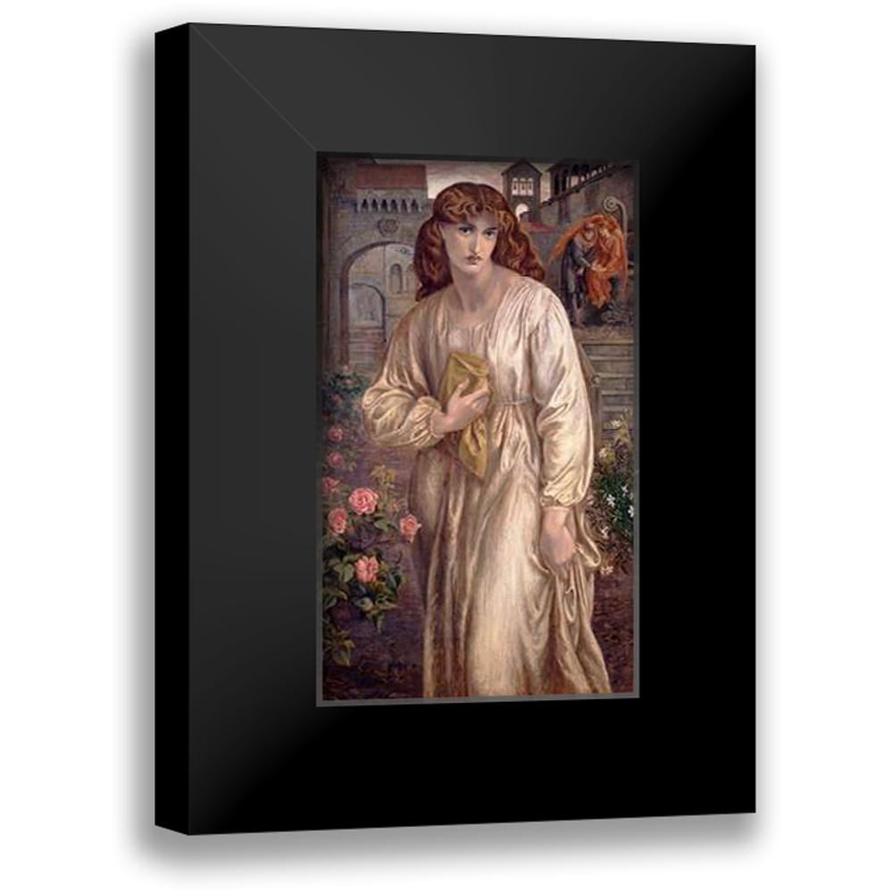 Rossetti, Dante Gabriel 10x14 Black Modern Framed Museum Art Print ...