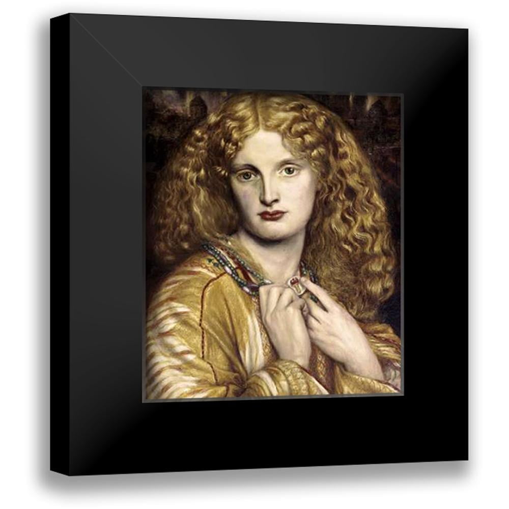 Rossetti, Dante Gabriel 12x14 Black Modern Framed Museum Art Print ...