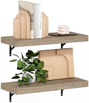 Rossi 5-Tier Floating Corner Shelf for Wall, Corner Zigzag Shelf Wall ...