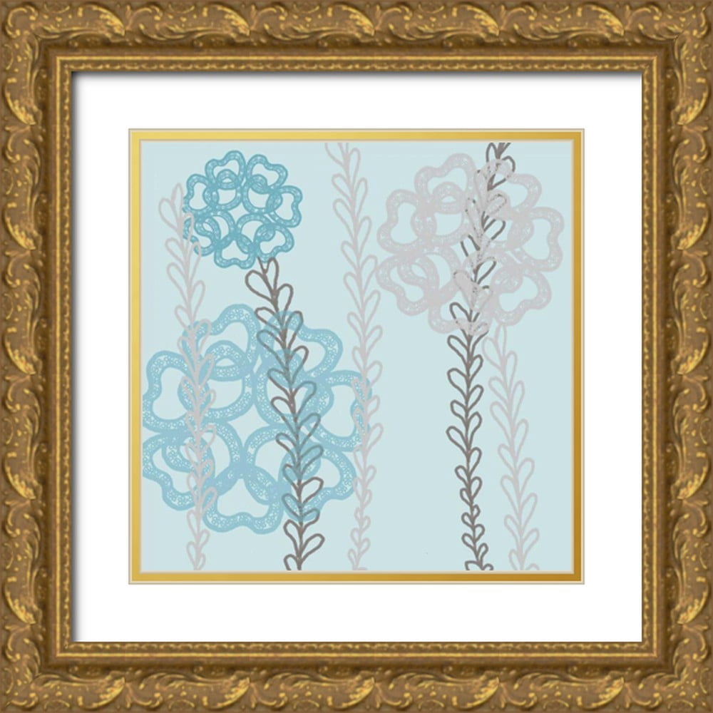Rossi, Lorraine 20x20 Gold Ornate Wood Framed with Double Matting ...