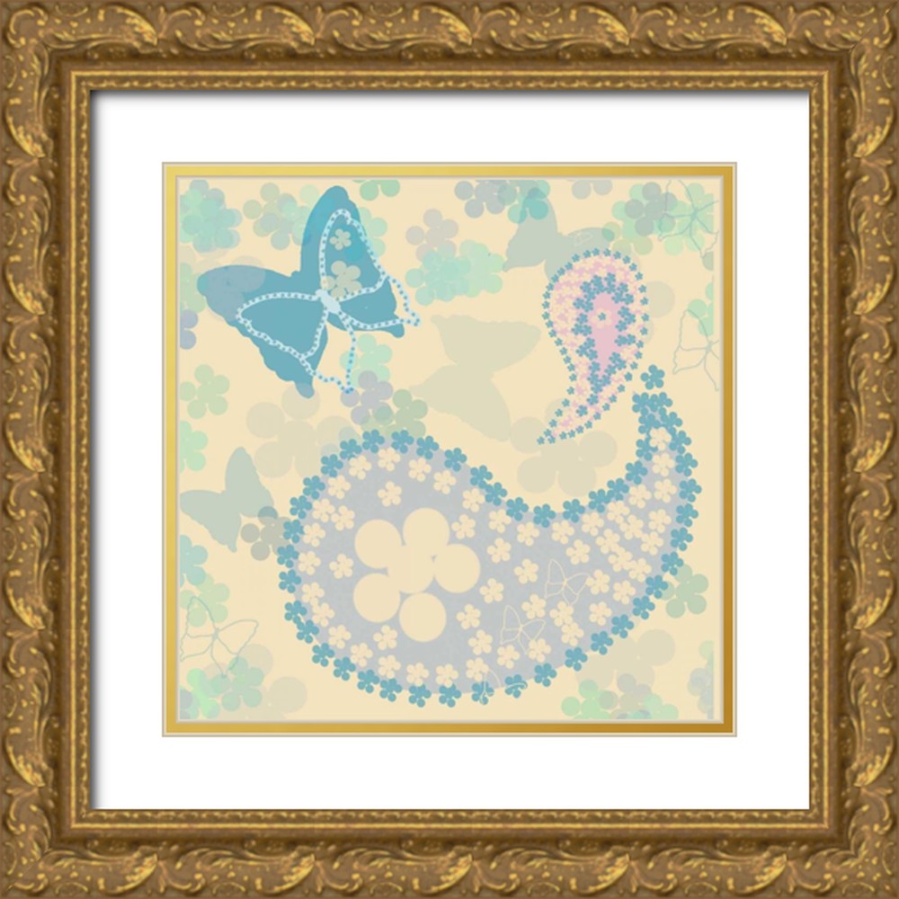 Rossi, Lorraine 26x26 Gold Ornate Wood Framed with Double Matting ...
