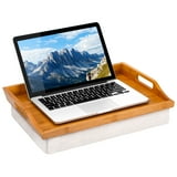Rossie Home Bamboo Lap Tray with pillow - Natural - Walmart.com