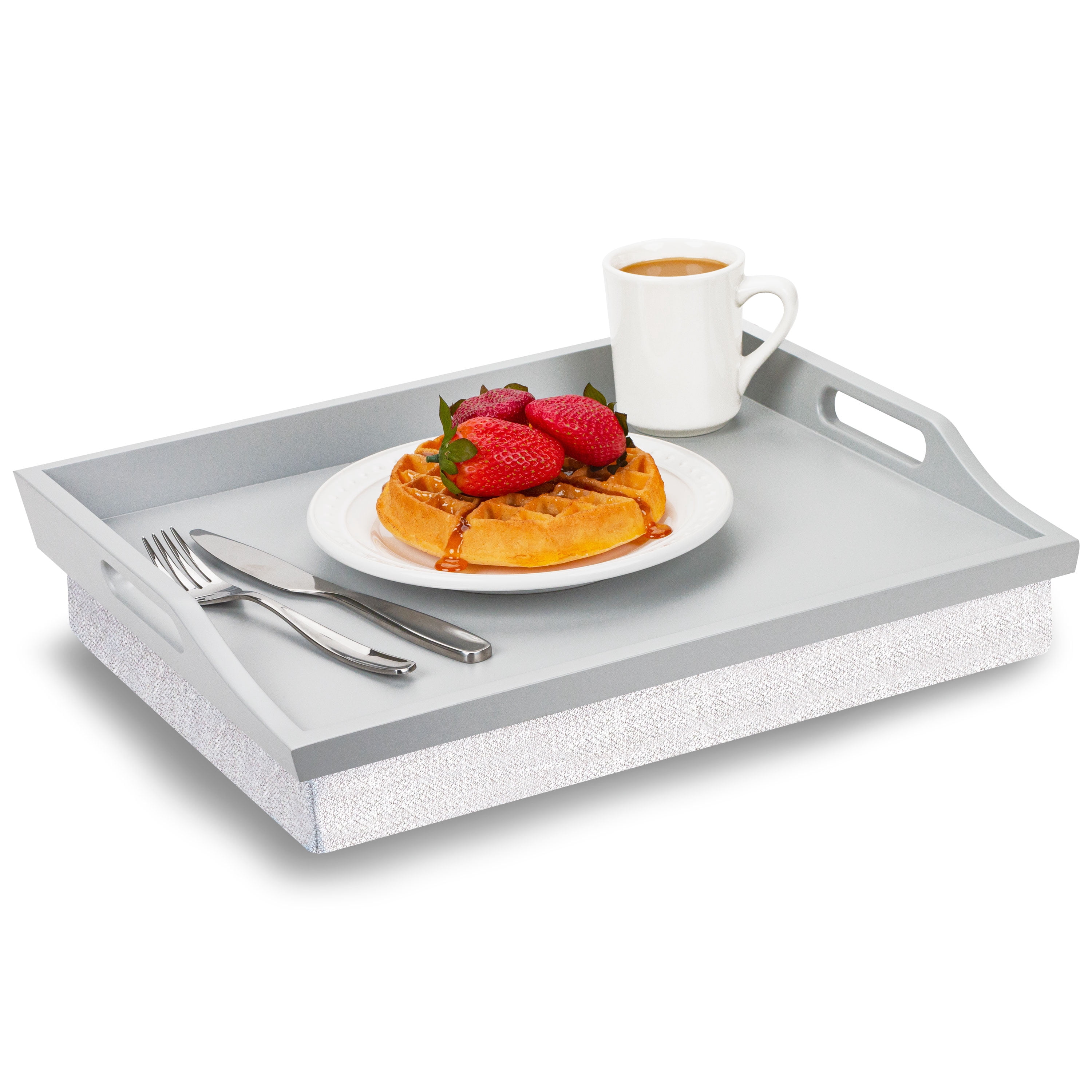 Rossie Home, Lap Tray with Detachable Pillow, Gray - Walmart.com