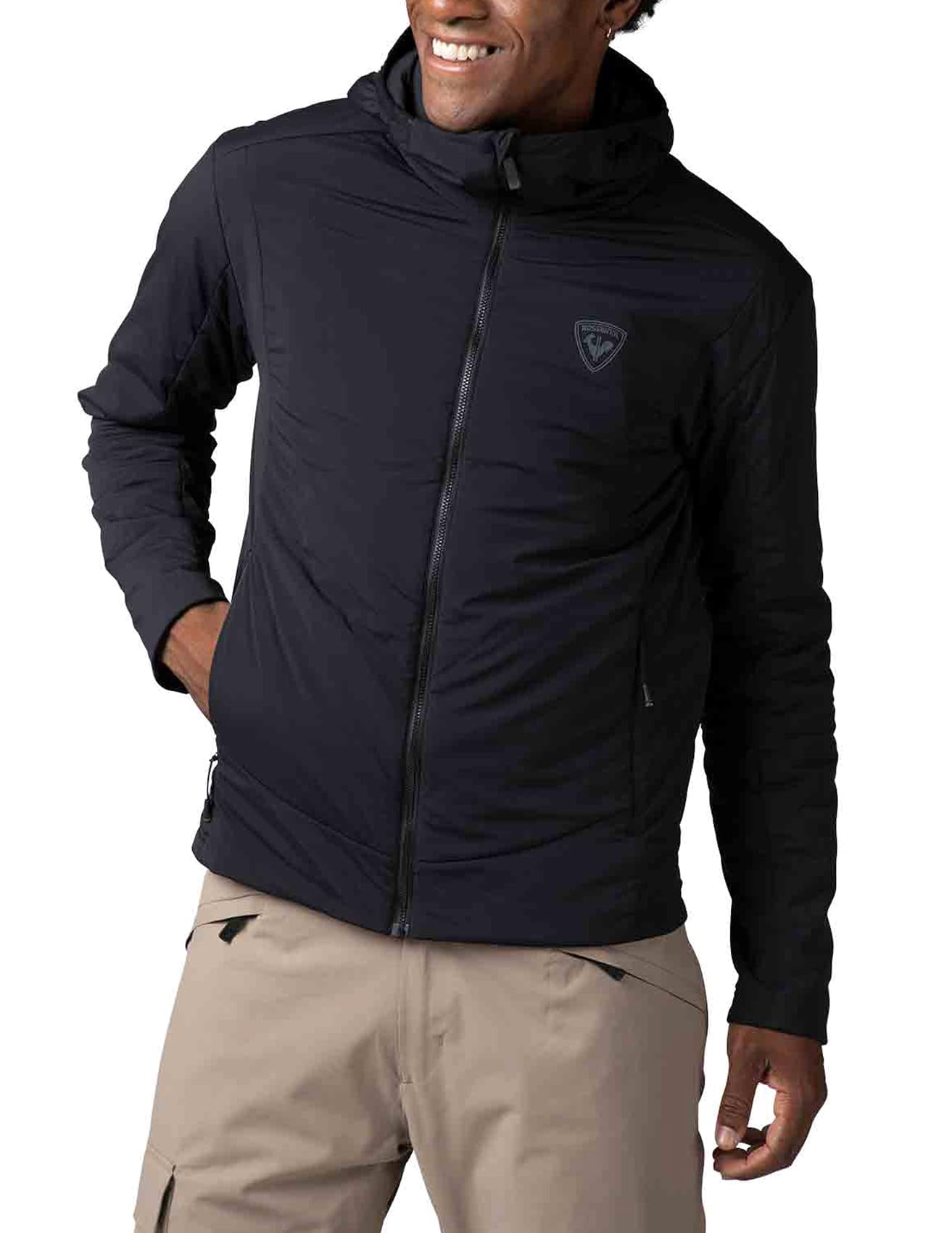 Rossignol Men's Opside Lightweight, Waterproof, Insulated Jacket, Black ...