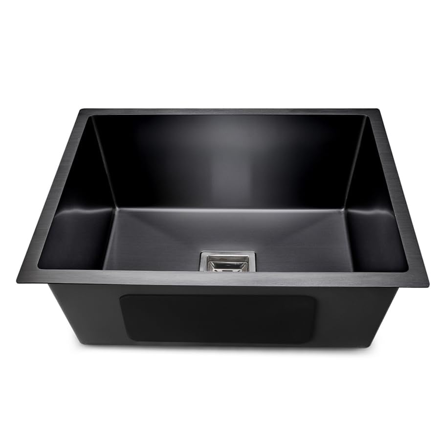 Rossil 24 X 18 X 10 Stainless Steel Sink For Kitchen Handmade Sink ...