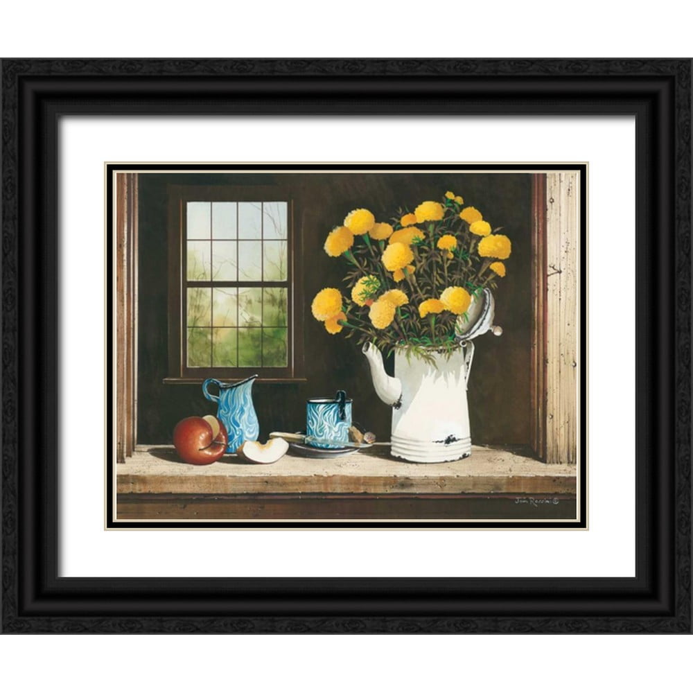 Rossini, John 14x12 Black Ornate Wood Framed with Double Matting Museum ...