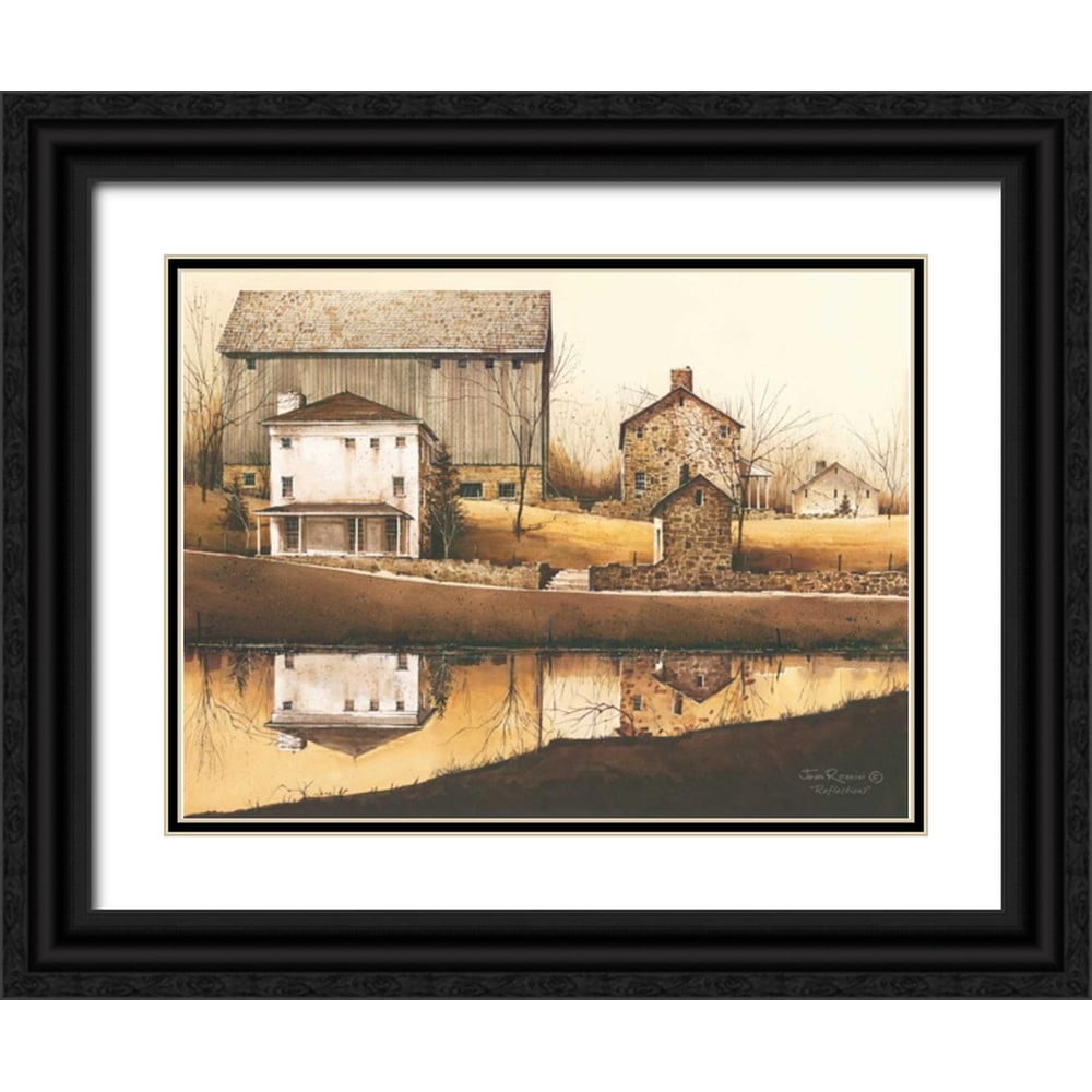 Rossini, John 14x12 Black Ornate Wood Framed with Double Matting Museum ...