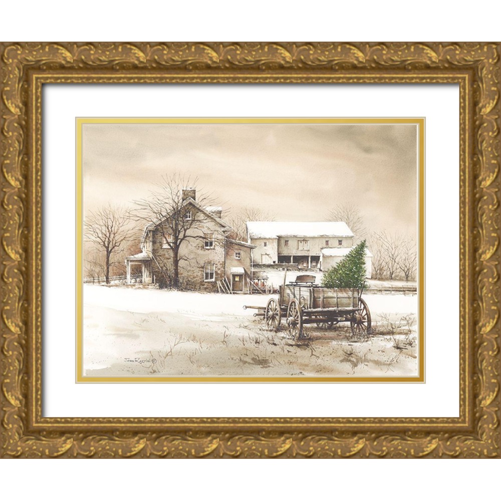 Rossini, John 14x12 Gold Ornate Wood Framed with Double Matting Museum ...