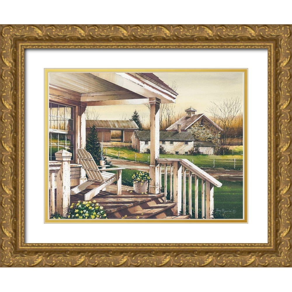 Rossini, John 14x12 Gold Ornate Wood Framed with Double Matting Museum ...