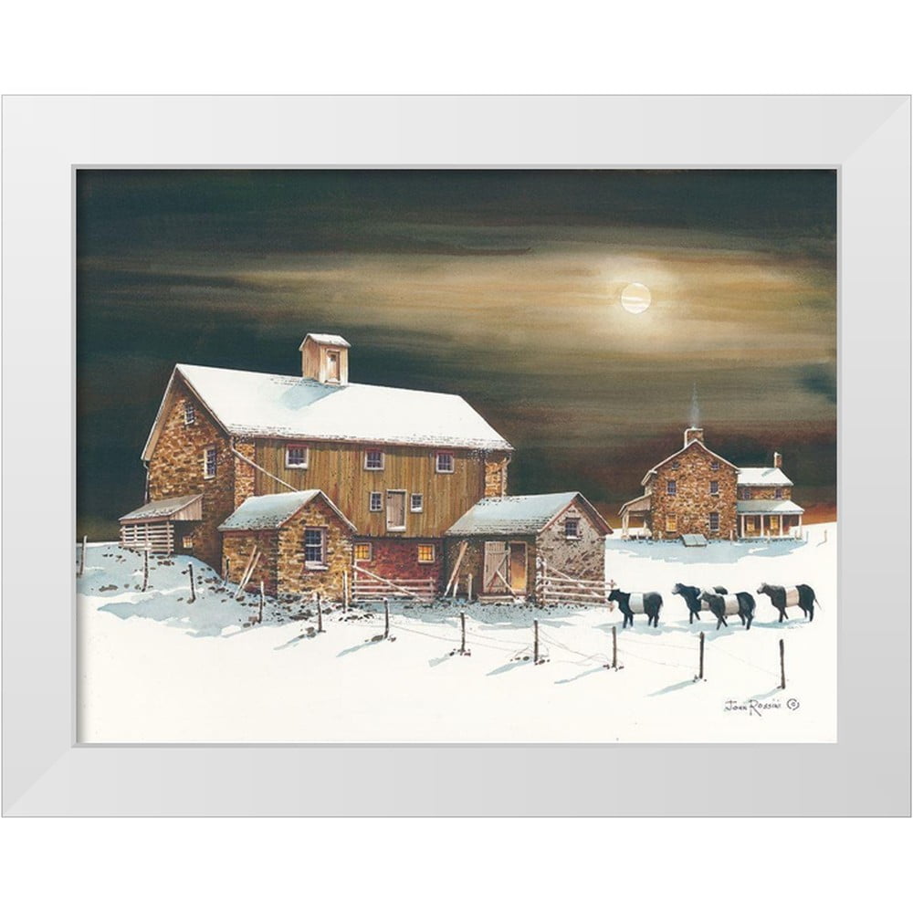 Rossini, John 14x12 White Modern Wood Framed Museum Art Print Titled ...