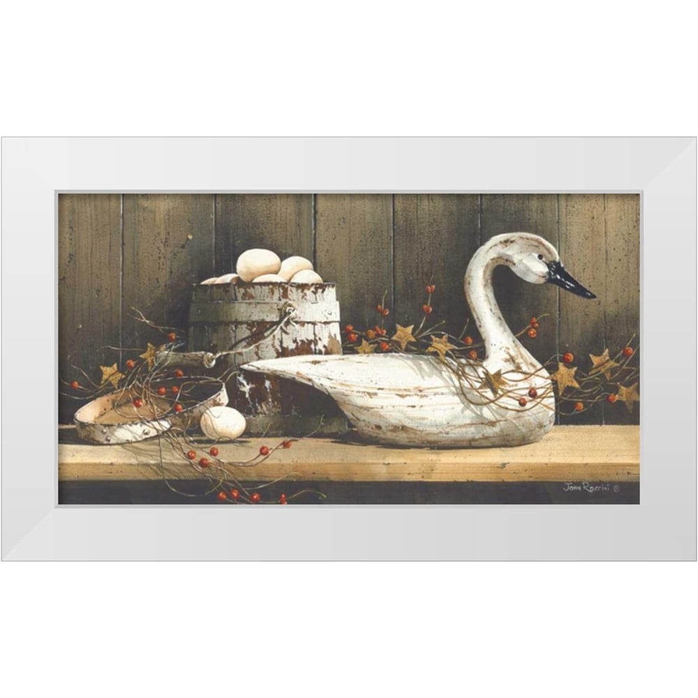 Rossini, John 24x15 White Modern Wood Framed Museum Art Print Titled ...