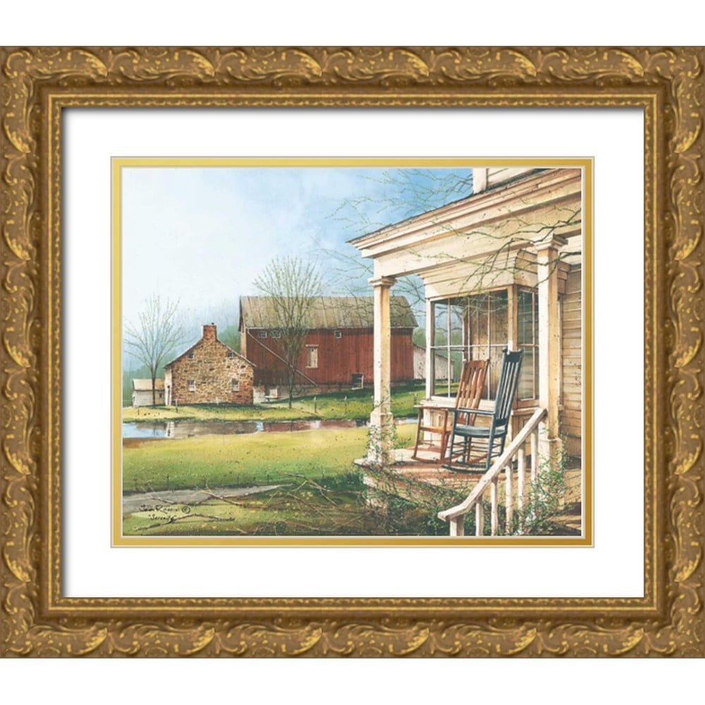 Rossini, John 31x26 Gold Ornate Wood Framed with Double Matting Museum ...