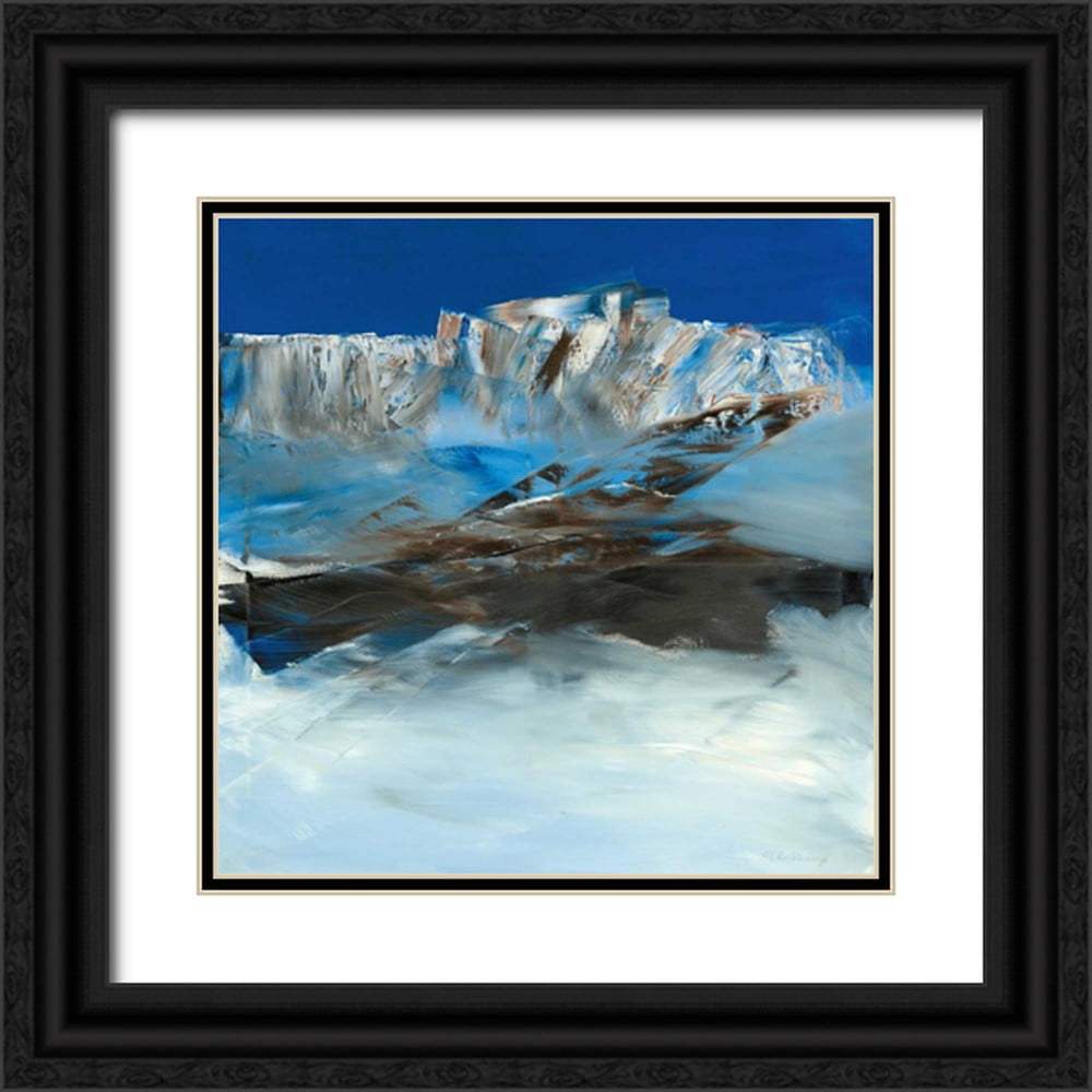 Rosskamp, Conny 26x26 Black Ornate Wood Framed with Double Matting ...