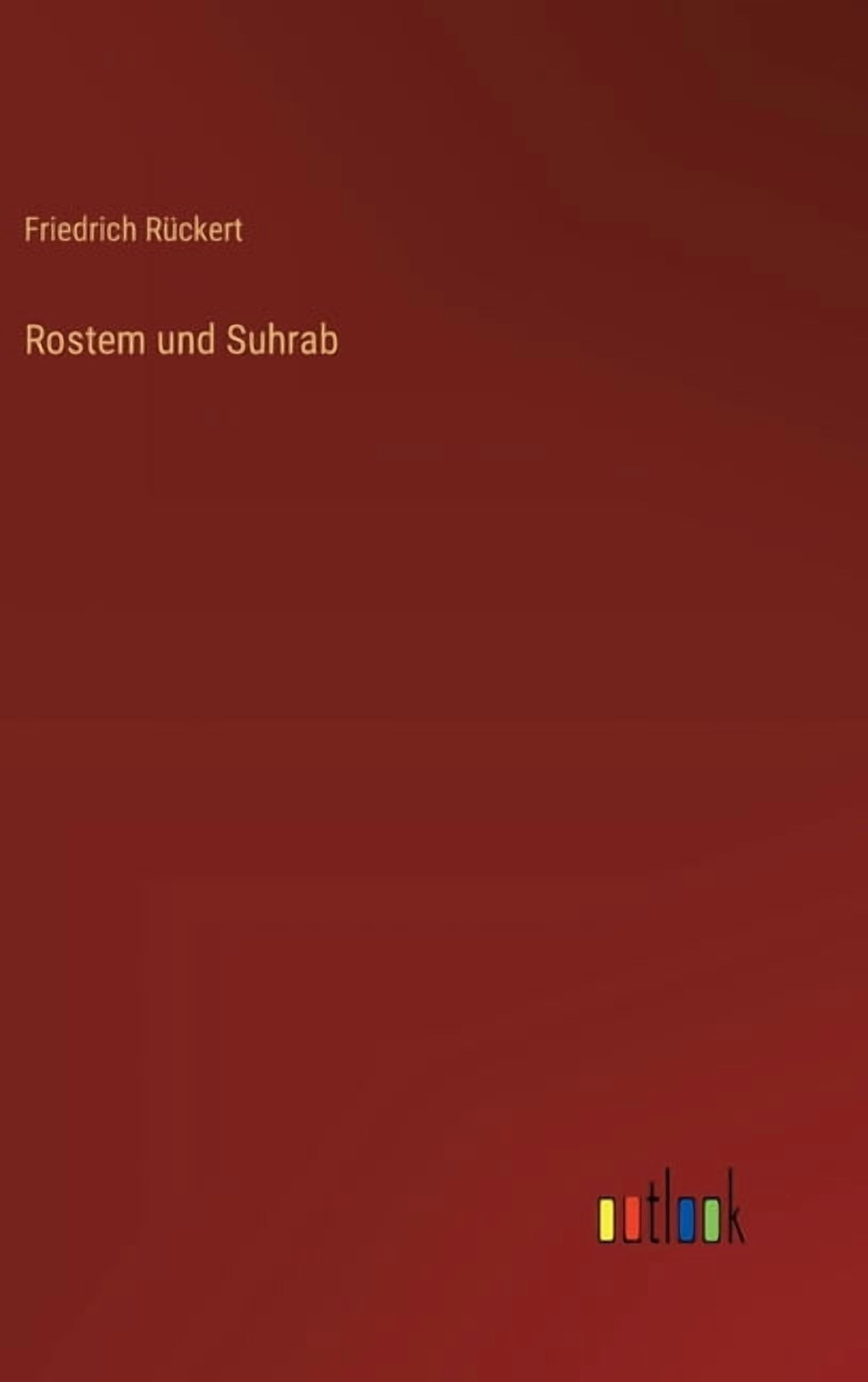 Rostem und Suhrab, (Hardcover) - Walmart Business Supplies