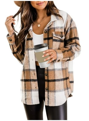 Womens Shackets in Womens Coats - Walmart.com