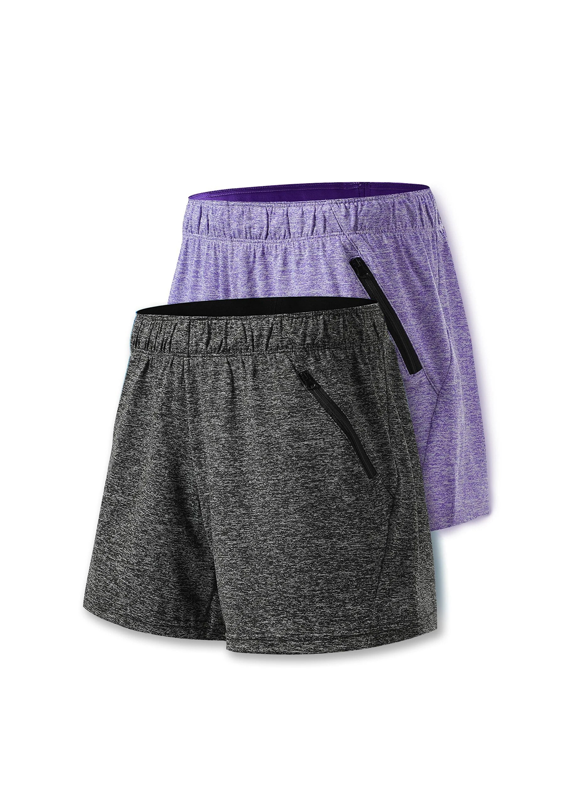 Rosvigor Women Athletic Shorts Gym High Waisted Shorts for Women Casual Lounge Sets with Pockets ...