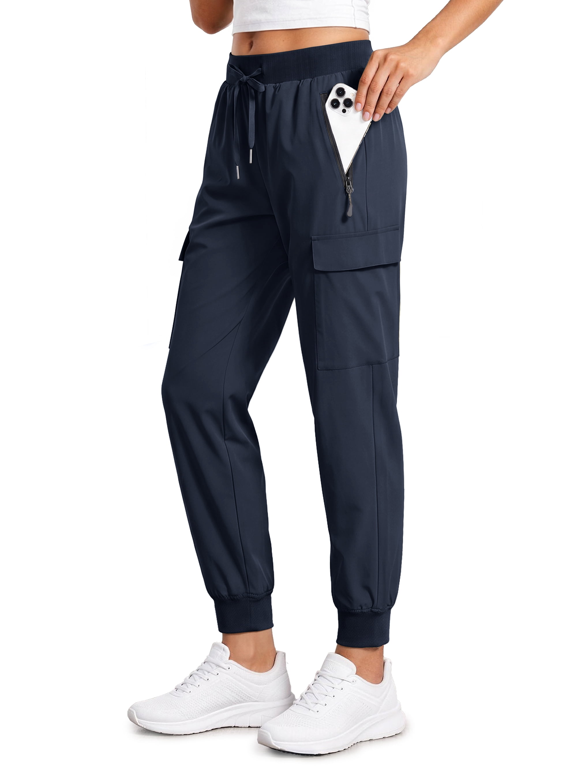 Rosvigor Women Lightweight Hiking Pants, Quick-Dry Joggers with ...