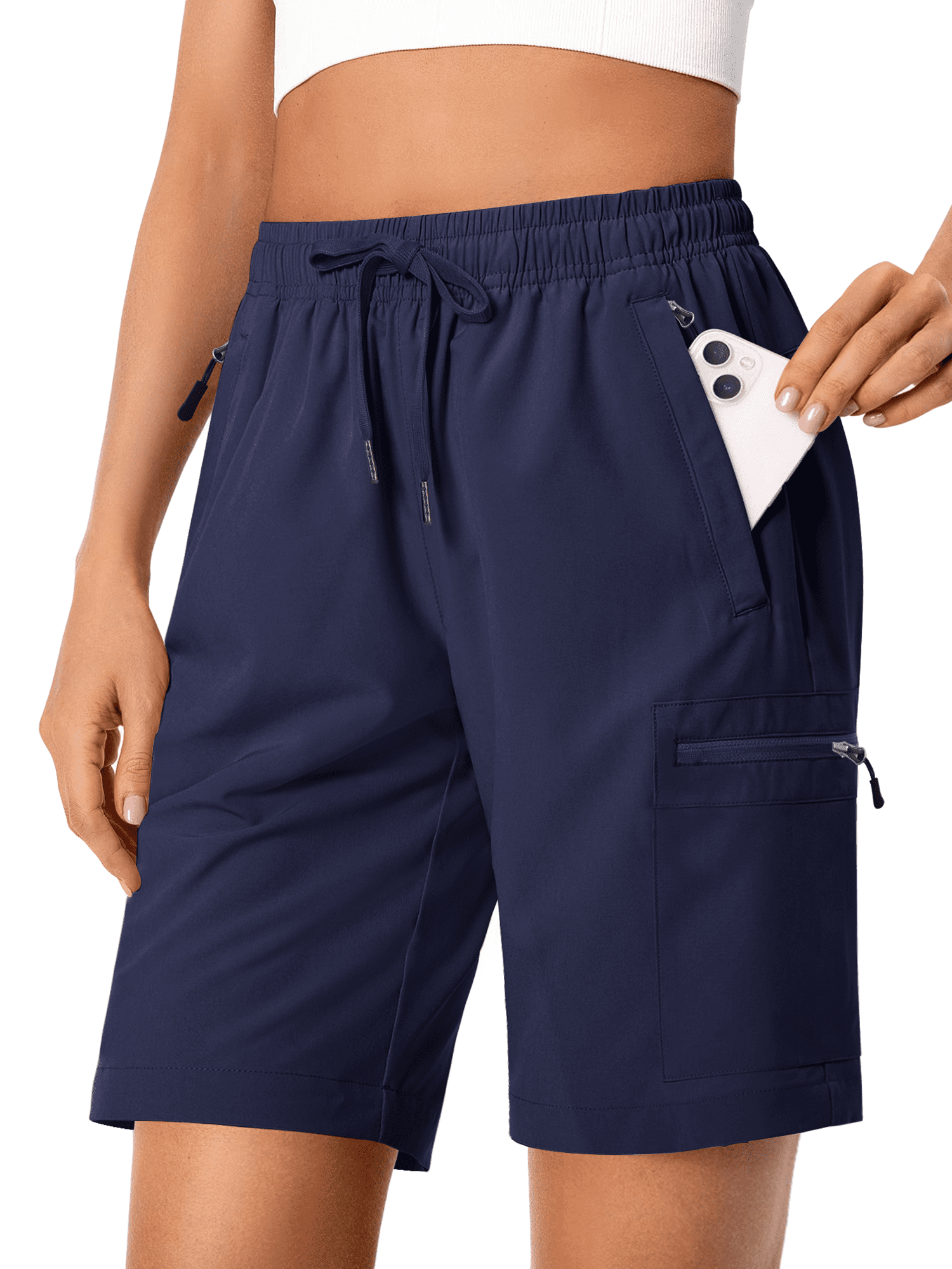 Rosvigor Womens Quick Dry Hiking Cargo Shorts, Summer Athletic Golf ...