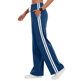 Rosvigor Womens Sweatpants Color Block Pants High Waisted Pants with ...