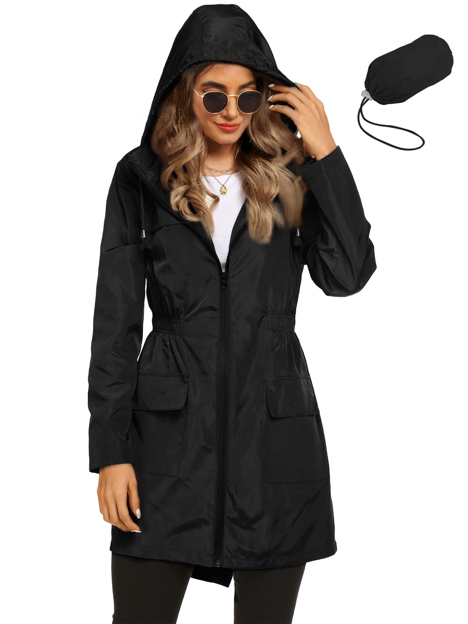 Rosvigor Womens Lightweight Jackets Windbreaker Jackets Woman Long ...