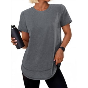 Rosvigor Womens Workout Tops Short Sleeve Tee Shirts Comfy Athletic ...