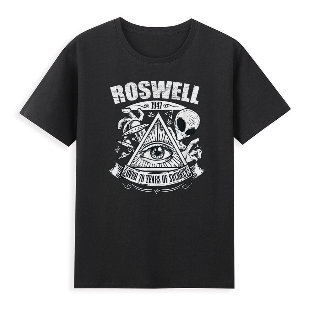 Roswell Alien Crash Gift For An Ancient Astronaut Theorists Retro Men's ...