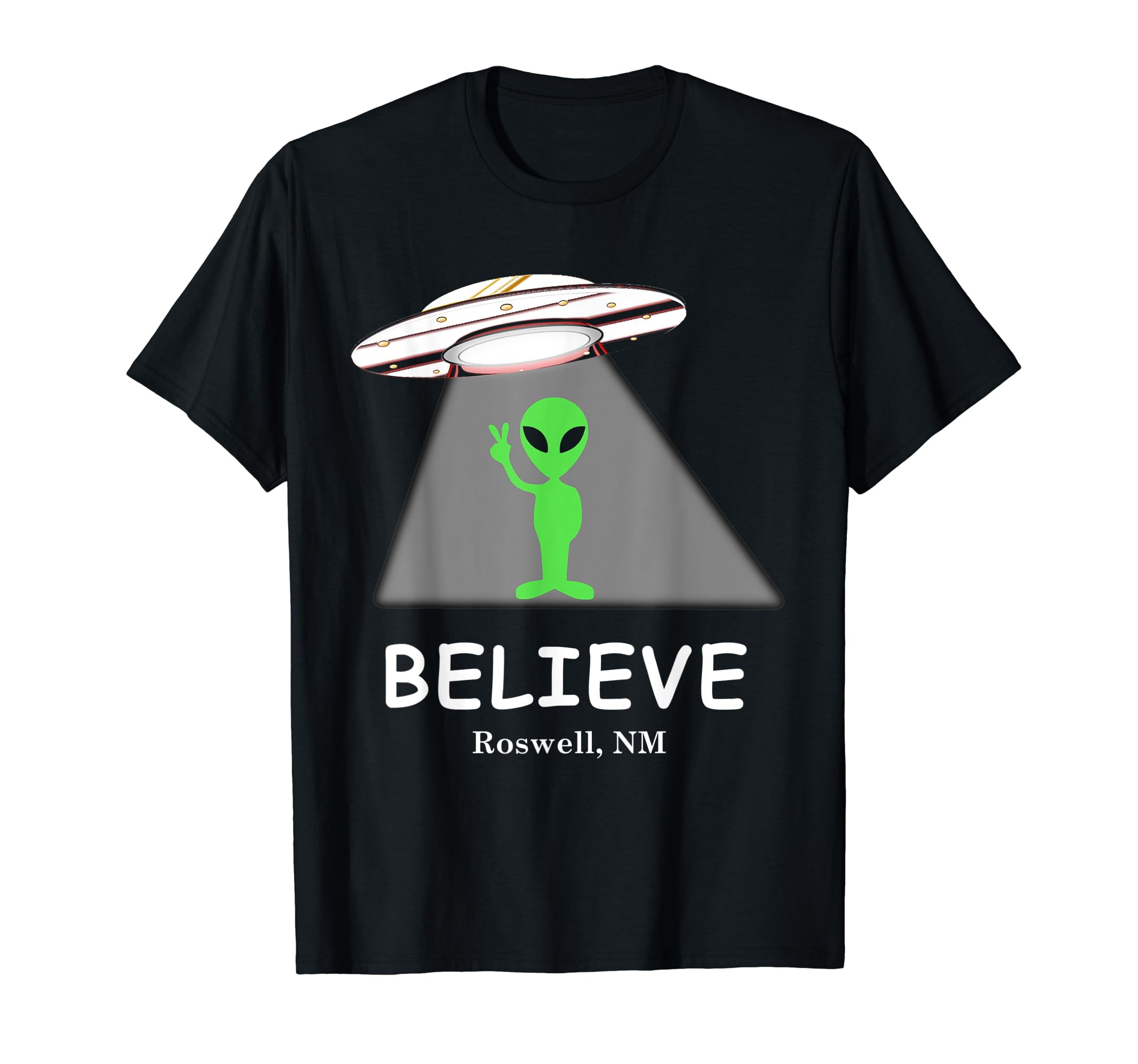 Roswell Alien T Shirt - I Believe Alien UFO Shirt - Walmart.com