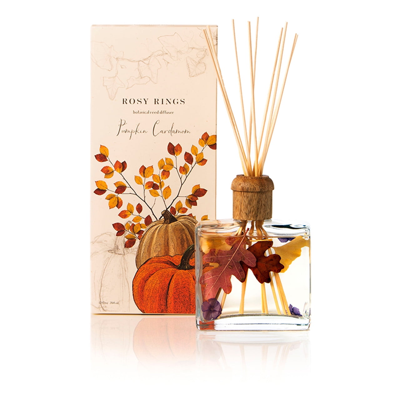 Rosy Rings Botanical Reed Diffuser - Pumpkin Cardamom 13 oz - Walmart.com