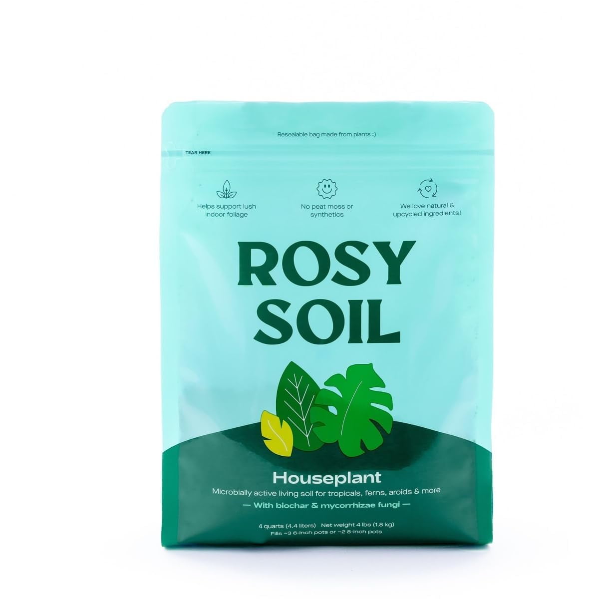 Rosy Soil Indoor TWE5 Soil for House Plants - Soil Mix for Indoor ...