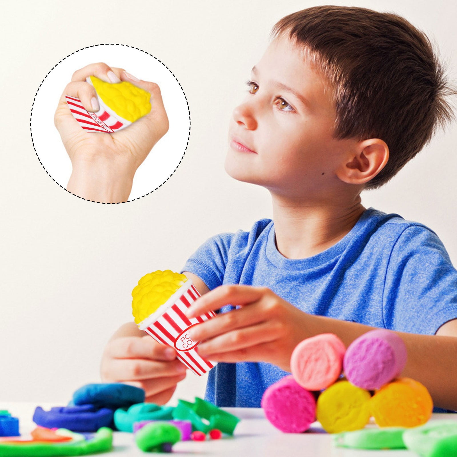 Rot 6 Cm Games Sausage Decompression Slow Resilience Popcorn Toy For ...