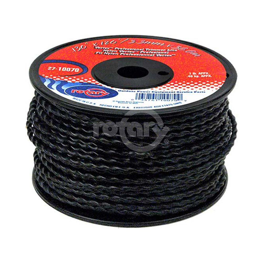 Rotary 10070 Vortex Trimmer Line .130 x 120' Sm Spool, Black - Walmart.com