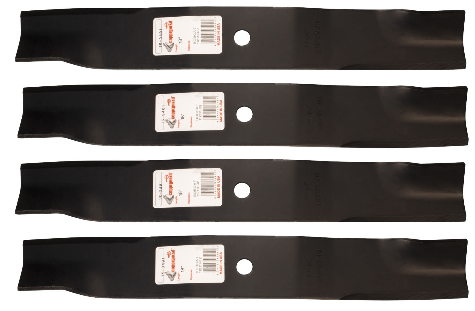 Rotary® 3401 Mower Blades for Bobcat® Gravely® Windsor® 36" 54" Deck ...