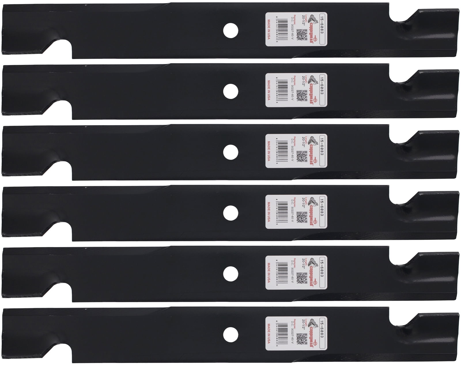 6 Rotary® 6083 Mower Blades for Bad Boy® Exmark® Gravely® Toro® 42" 60 ...