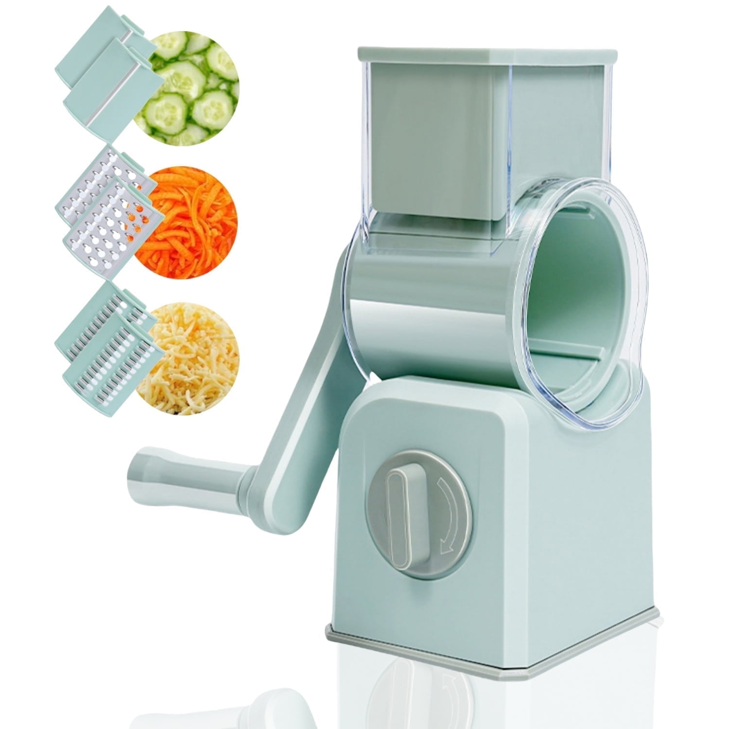 FANGNISN Rotary Cheese Grater Hand Crank, Multi-Purpose Vegetable ...