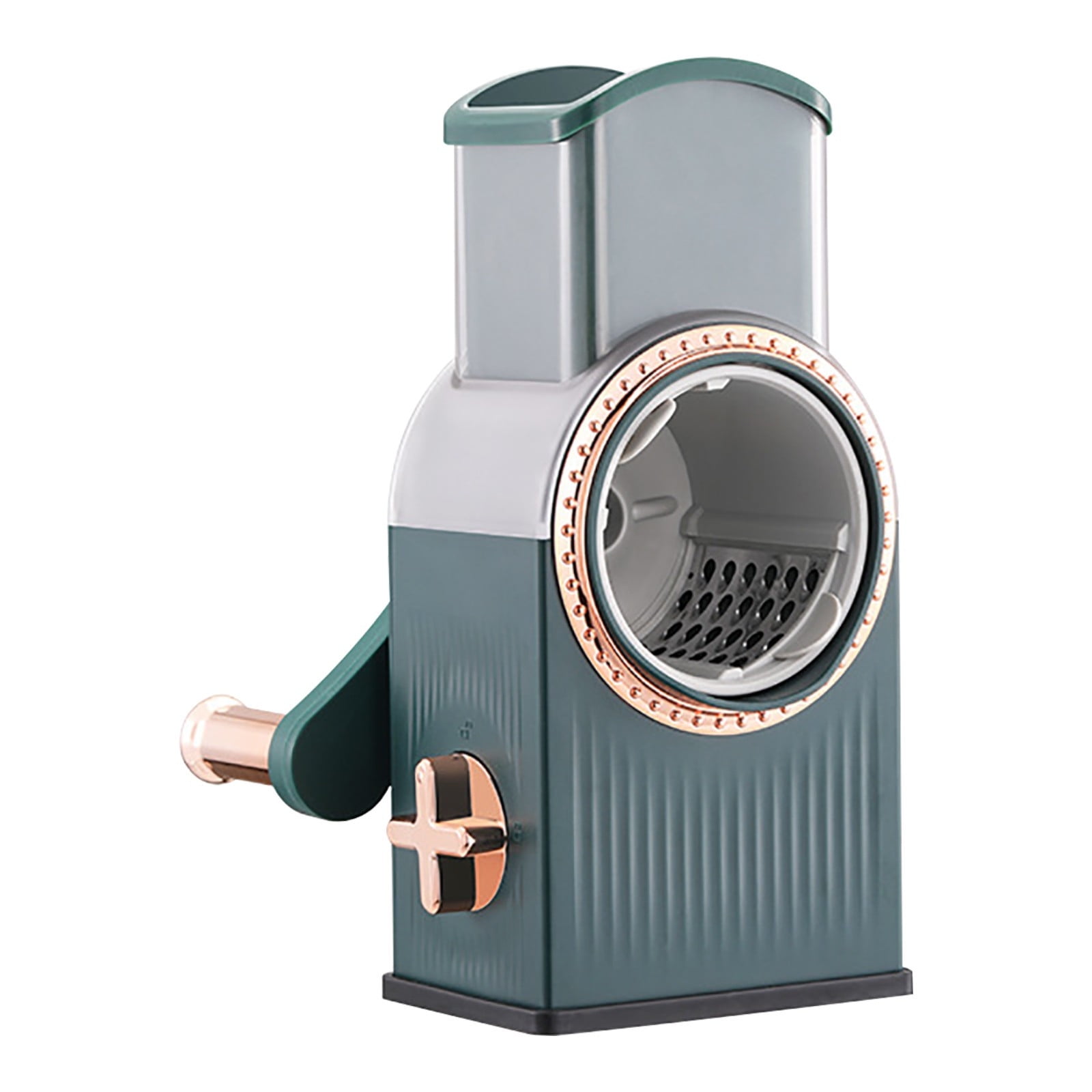 Rotary Cheese Grater with Handle, Vegetable Slicer, Multifunctional ...