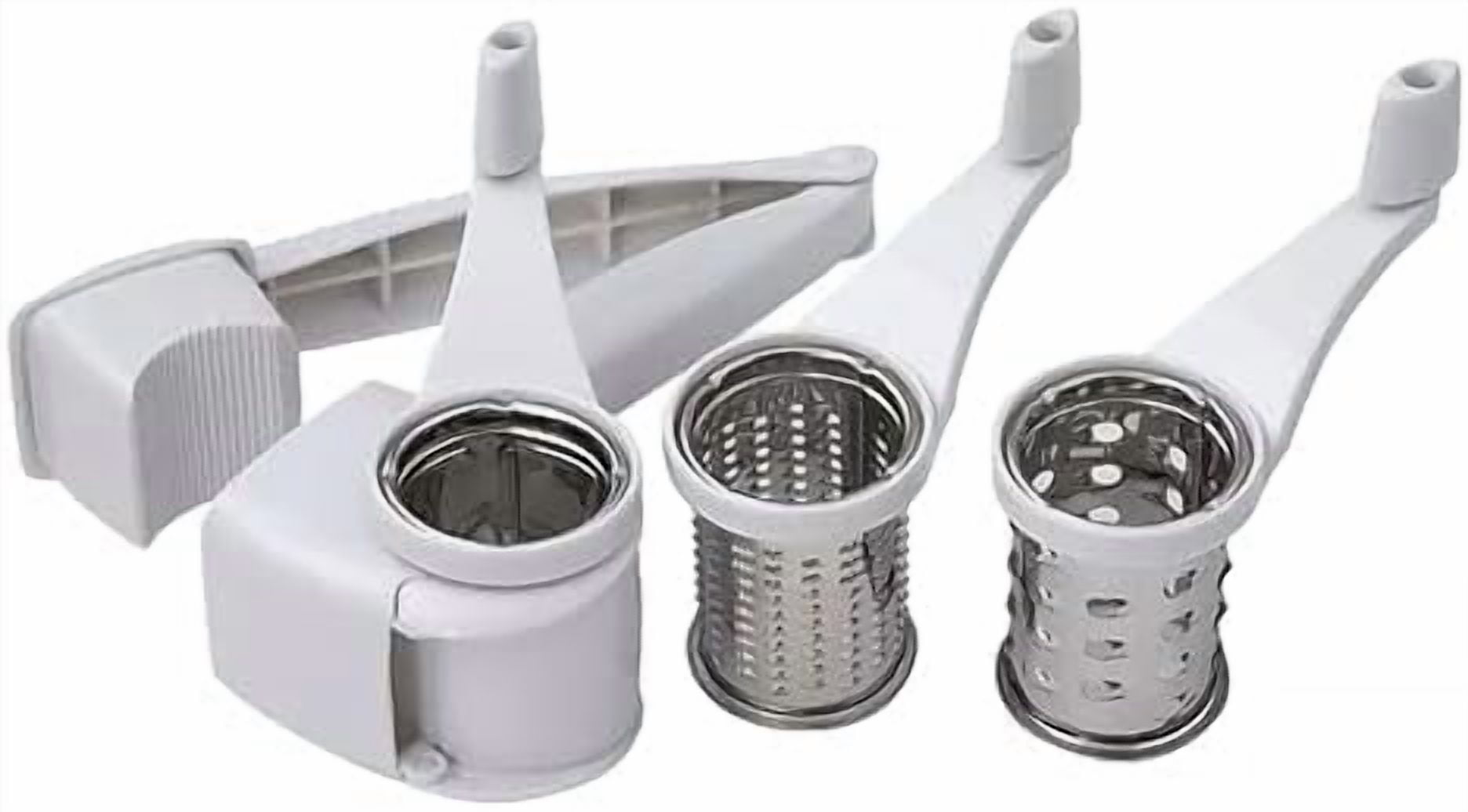 Rotary Cheese Grater Set, White - Walmart.com