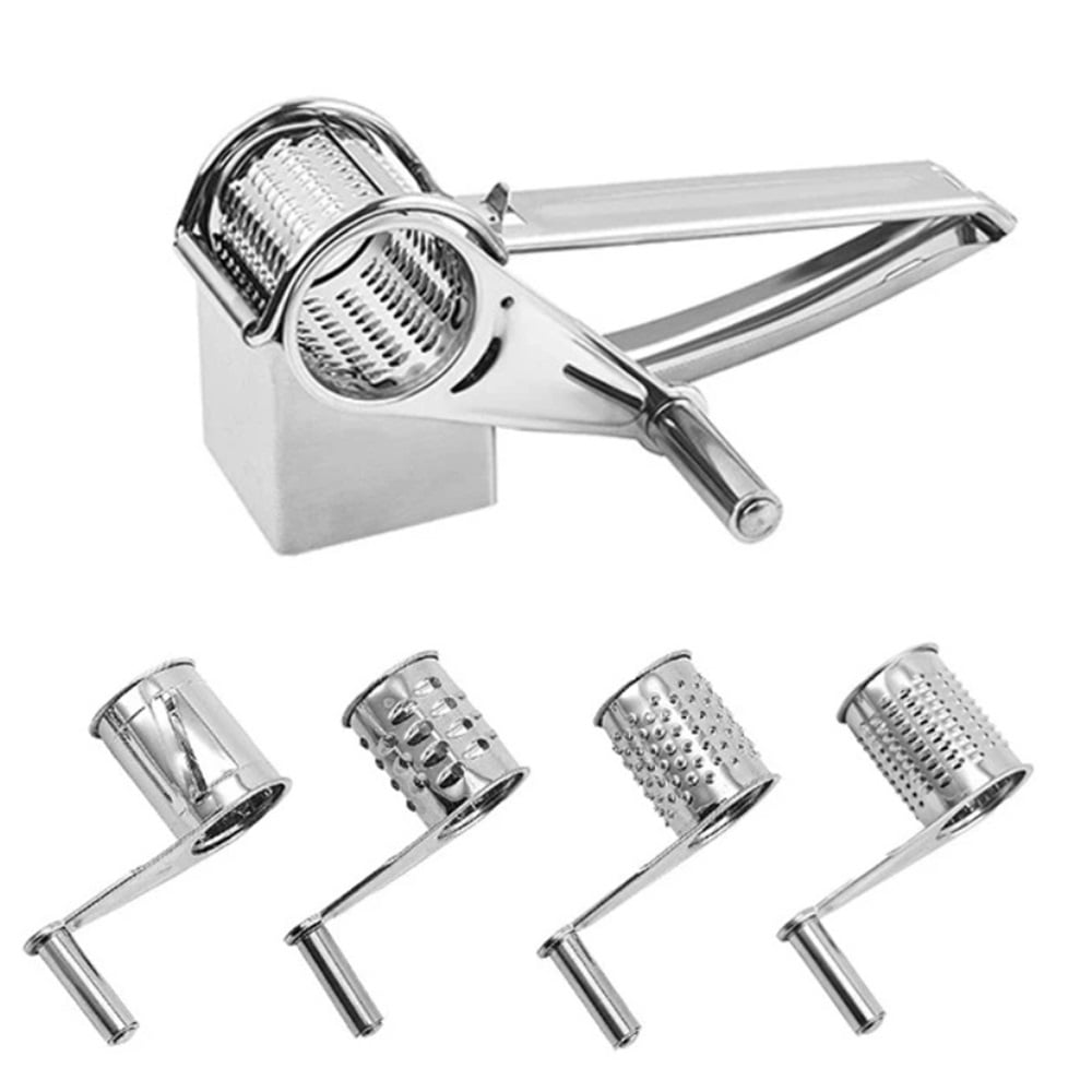 Rotary Cheese Grater Stainless Steel Handheld Rotary Parmesan Grater ...