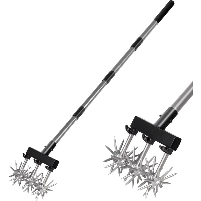 Rotary Cultivator Garden Tool - Adjustable Hand Tiller for Gardening ...