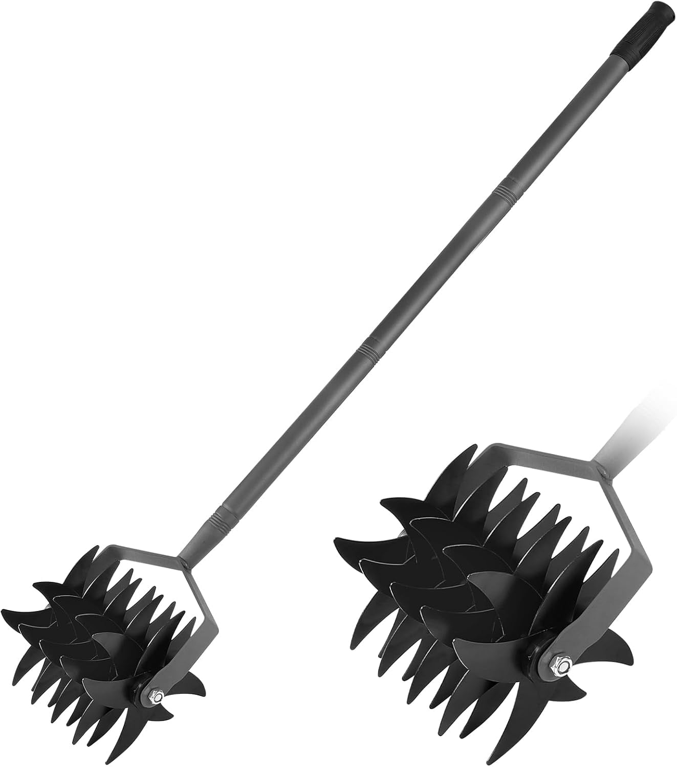 Rotary Cultivator Tool,Adjustable Garden Cultivator,Long Handle Garden ...