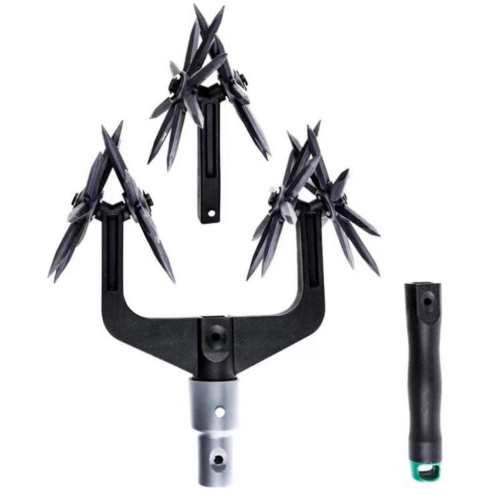 Rotary Cultivator Tool, Hand Held Garden Cultivator with Detachable ...