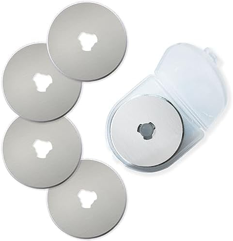 Rotary Cutter Blades 45mm 5 Pack for Fits Fiskars,Olfa,Truecut Rotary ...