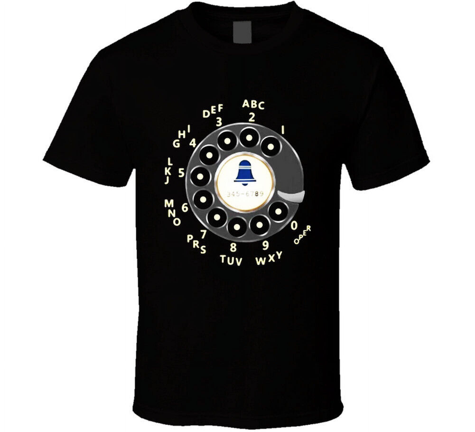 Rotary Dial Telephone T Shirt - Walmart.com