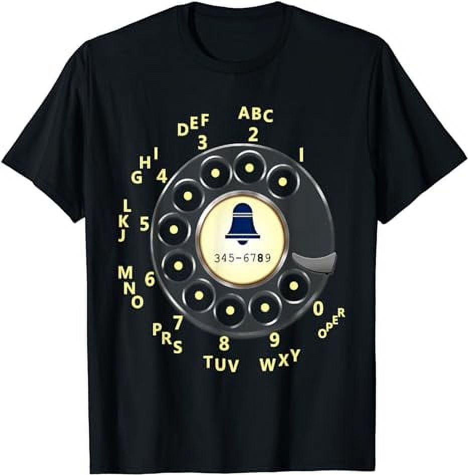 Rotary Dial classic phone shirt T-Shirt - Walmart.com