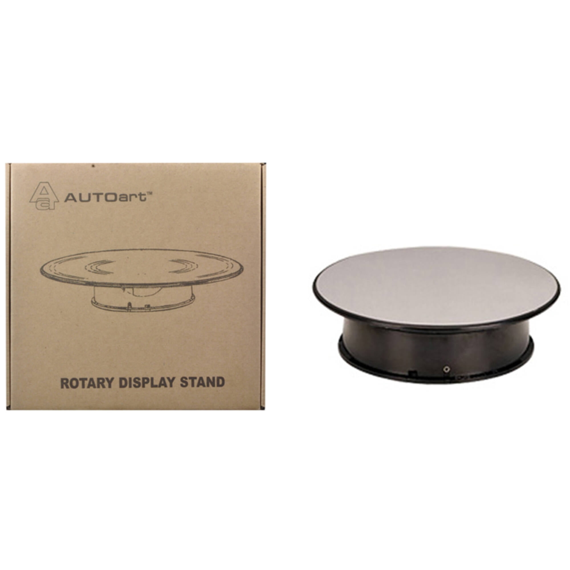 Rotary Display Turntable Stand Small 8 inches with Mirror Surface for 1 ...