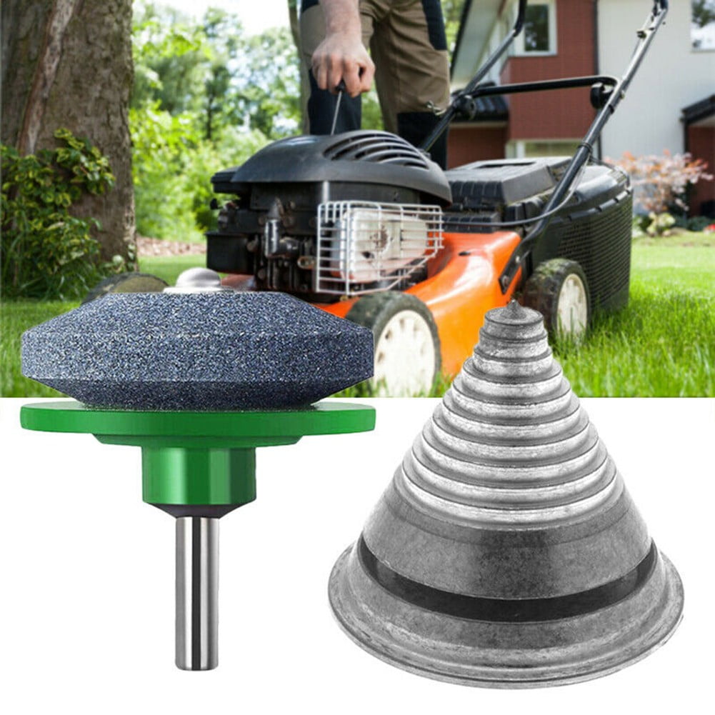 Rotary Drill Lawn Mower Blade Grinder Garden Yard Sharpener Balancer ...
