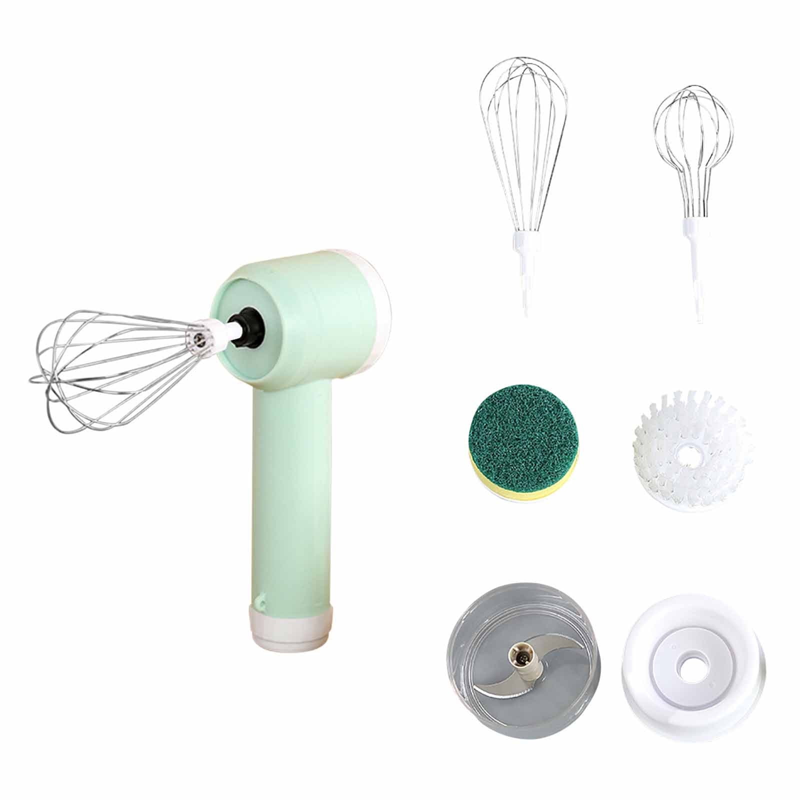 Rotary Egg Beater, Stainless Steel Kitchen Tool, 10-Speed Handheld ...