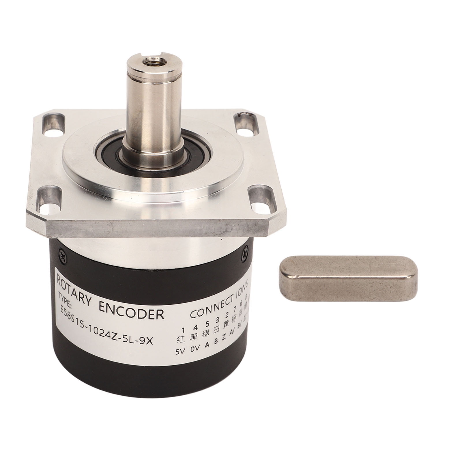 Rotary Encoder 1024 Pulses 15mm Shaft 5?26V CNC Rotary Encoder E58S15 ...